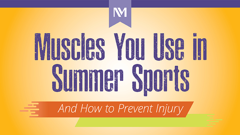 Muscles You Use in Summer Sports (Infographic) | Northwestern Medicine